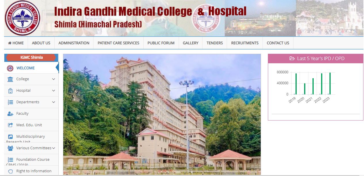 IGMC Shimla Recruitment 2025 Notification Out for Project Research Scientist-I (Non-Medical) Posts